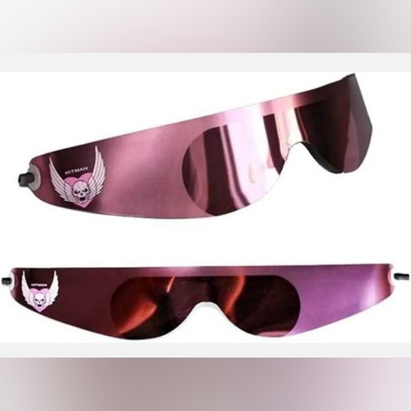 WWE | Toys | Bret The Hitman Hart Pink Wrap Around Shades Sunglasses ...